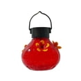 Chanana Hummingbird Feeder with Solar Light, Glass Hummingbird Feeder ...