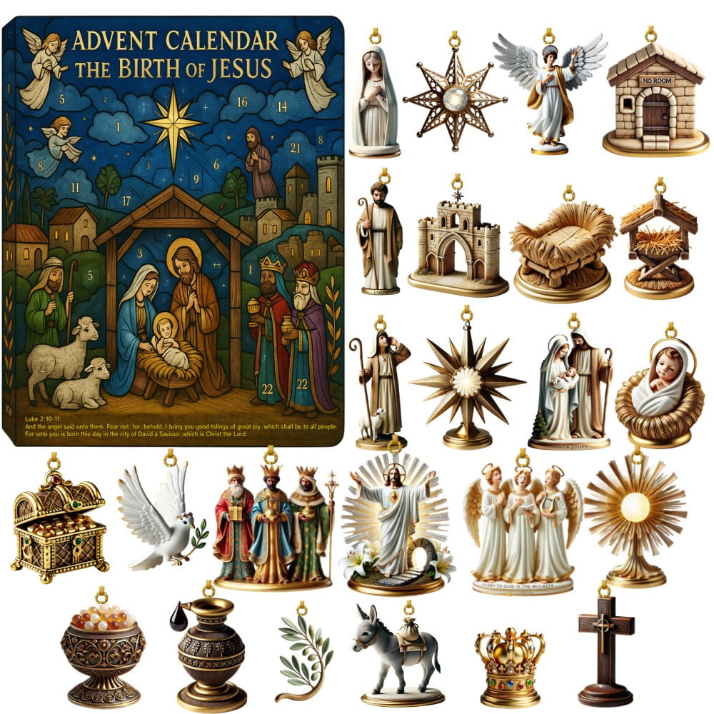 Chanana The Path to Bethlehem Advent Calendar, 24 Days Jesus Advent ...
