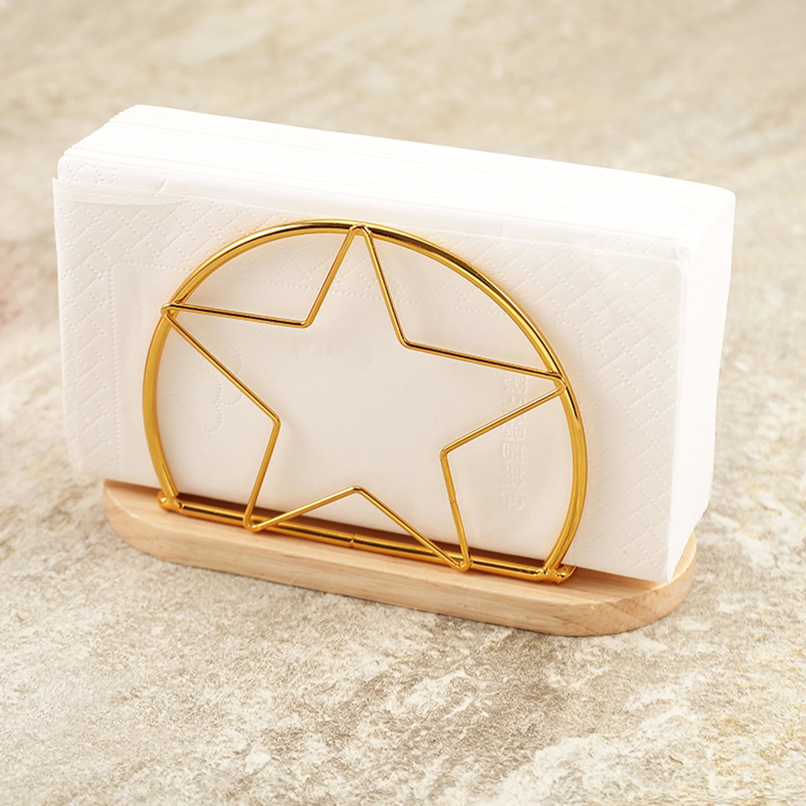 Chanana Star Metal Napkin Holder, Modern Table Organizer for Cocktail ...