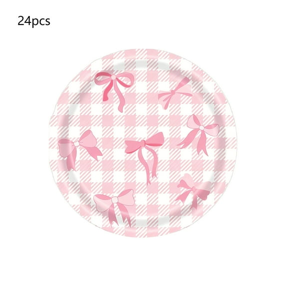 Chanana Valentine's Day Pink Bow Birthday Decorations Party Supplies ...