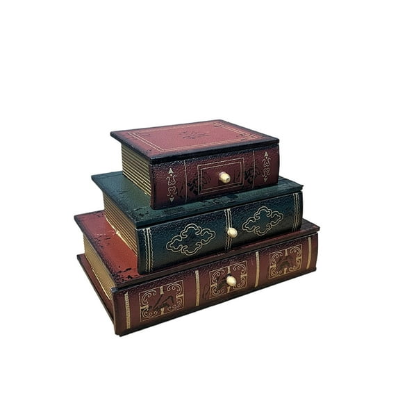 Chanana Vintage Style Fake Book Props, Decorative Books Book Shaped Box ...