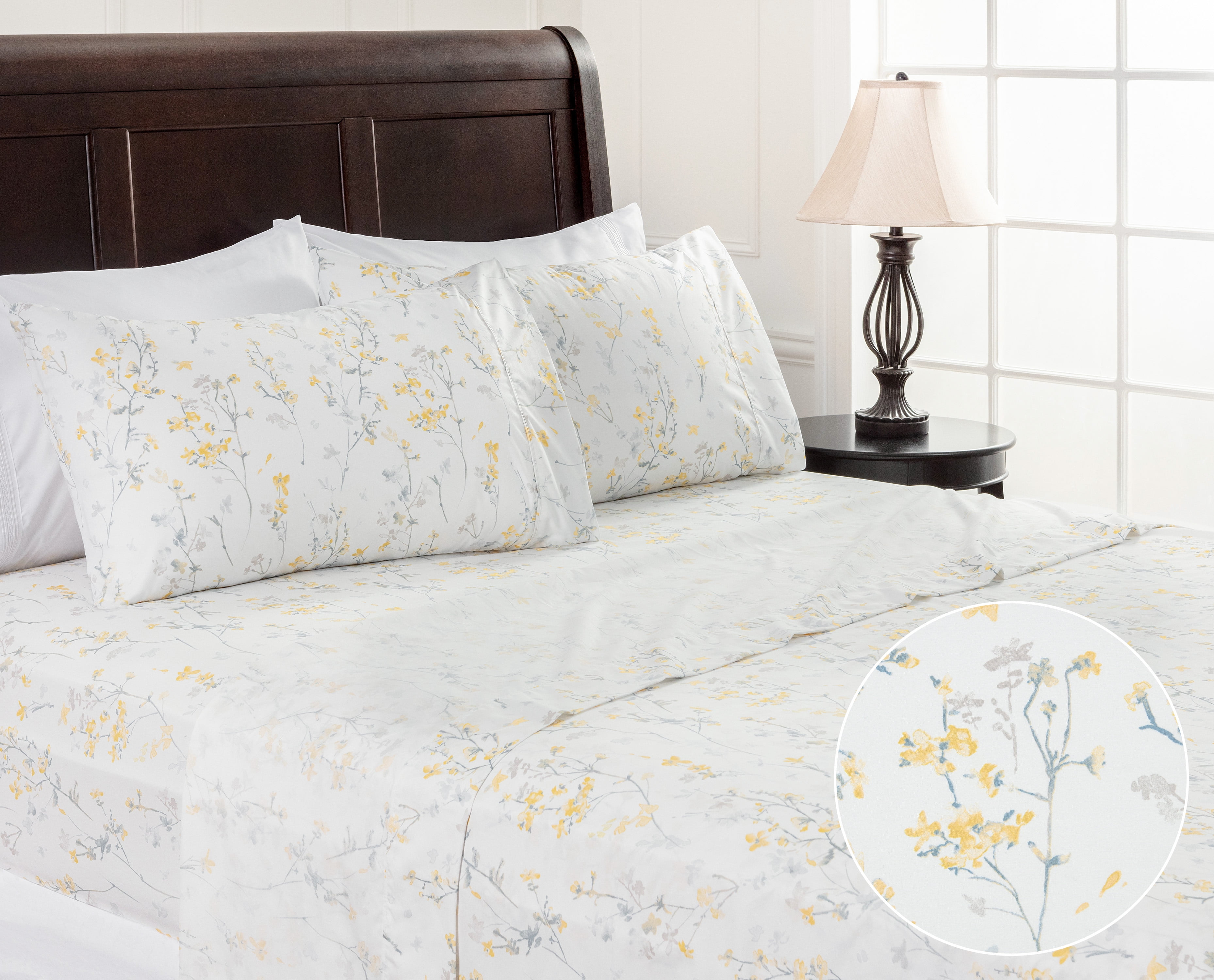 Chanasya 4-Piece Microfiber Bed Sheet Set, Queen – Super Soft, Elegant ...