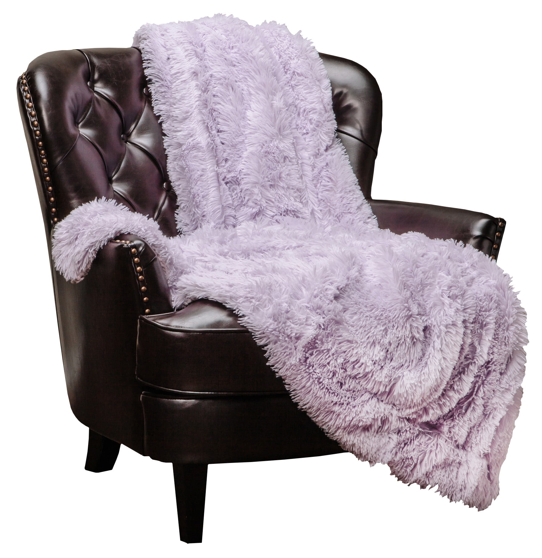 Chanasya Shaggy Longfur Faux Fur Throw Blanket - Snuggly Fuzzy ...