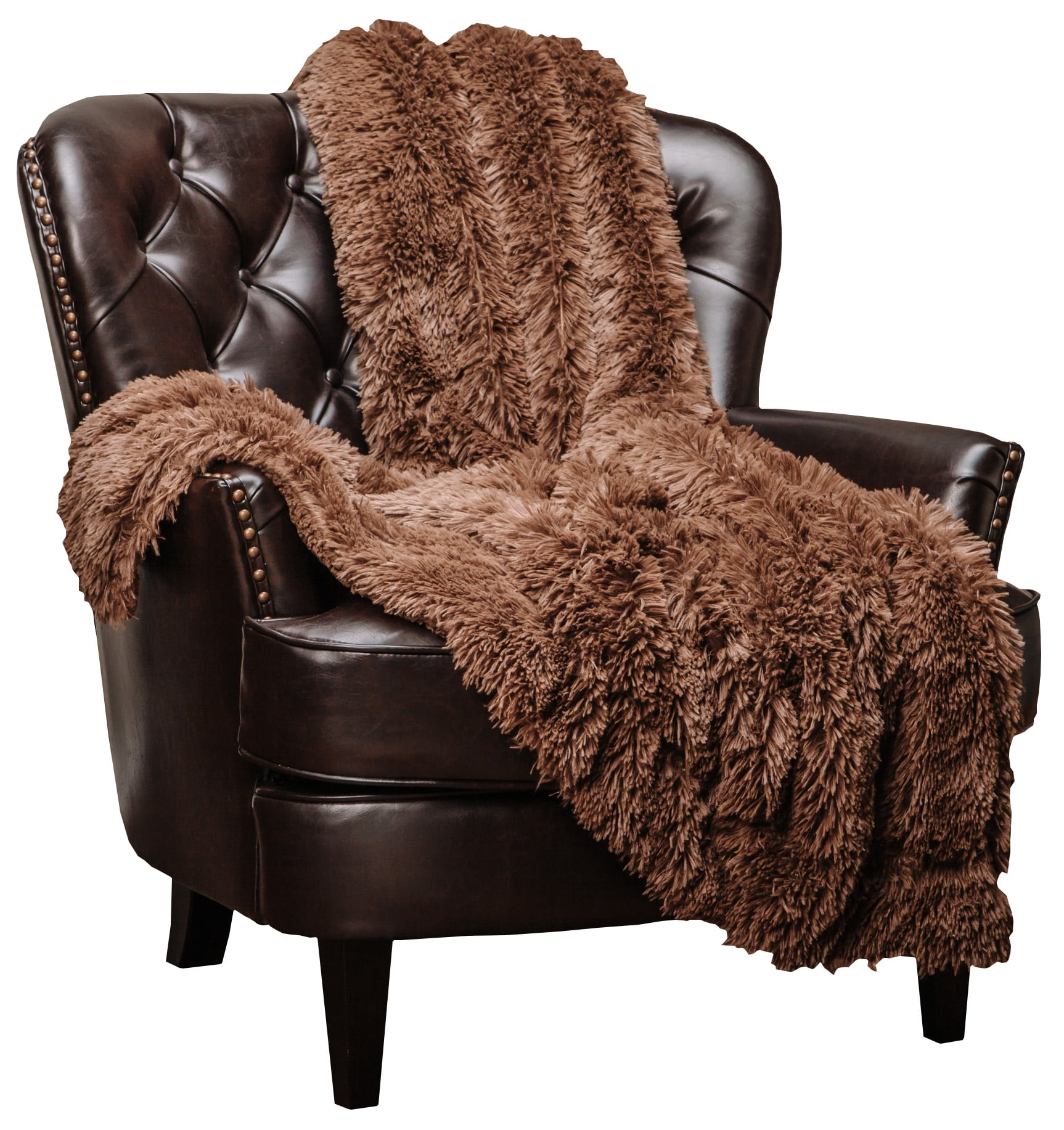 Chanasya Super Soft Shaggy Longfur Throw Blanket | Snuggly Fuzzy Faux ...