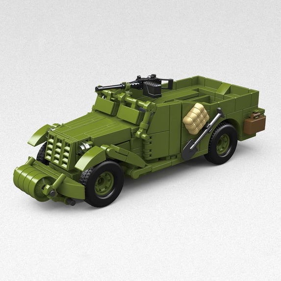 Chanbrick Scout Car Building Sets Open-Top Design Military Modle ...