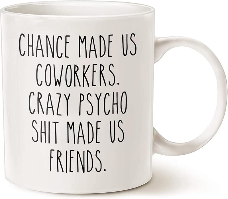 Chance Made Us Coworkers Mug, Coworker Leaving, New Job Gift For Him or ...
