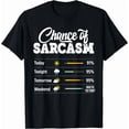 Chance Of Humor Fun Mens Women Gift Unisex T-Shirt - Walmart.com