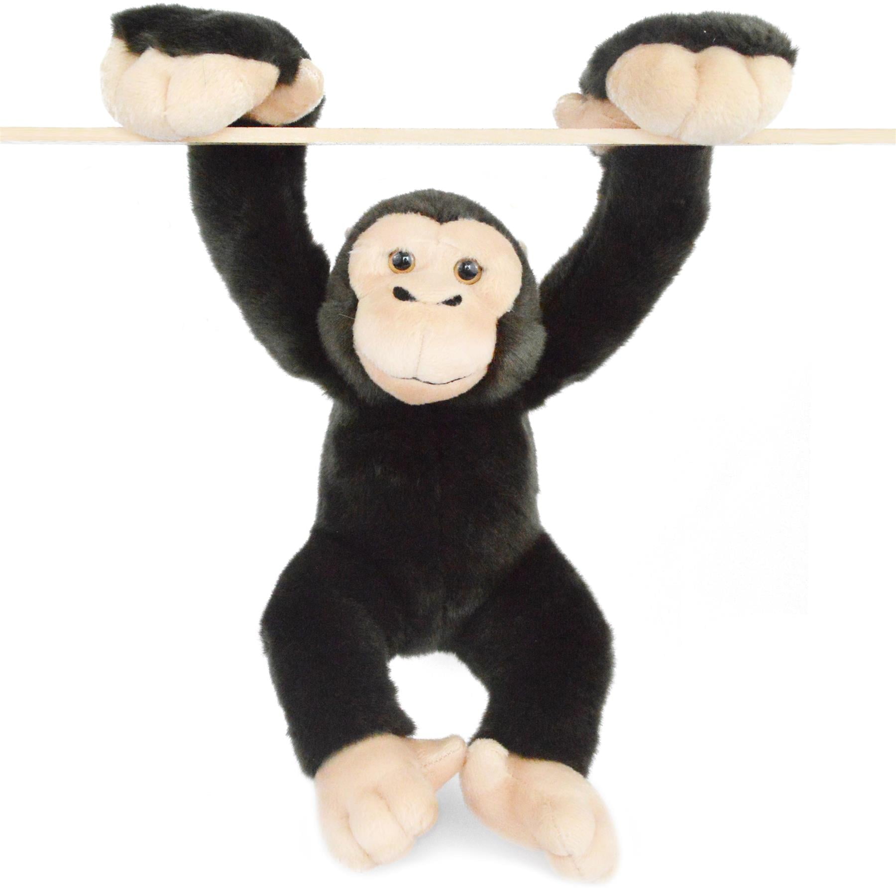 VIAHART Chance the Chimpanzee, 15 Inch Plush Toy, Soft Fabric Stuffed ...