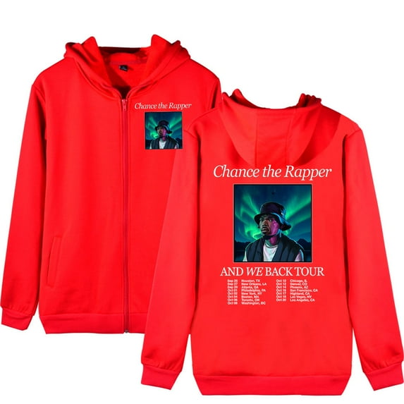 Chance The Rapper And We Back Tour 2025 Hoodies Merch Women Men Long ...