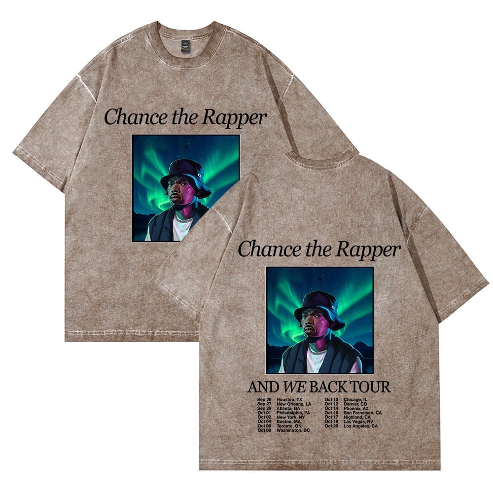 Chance The Rapper And We Back Tour 2025 Merch Unisex Short Sleeve ...