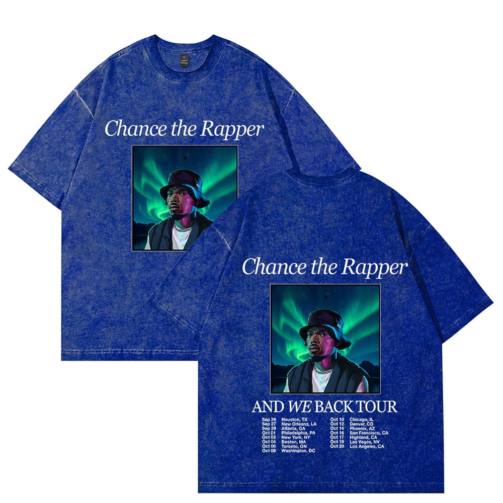 Chance The Rapper And We Back Tour 2025 Merch Unisex Short Sleeve ...