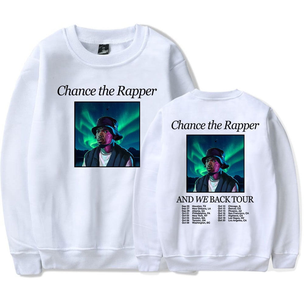 Chance The Rapper And We Back Tour 2025 crew neck sweatshirt Merch Long ...