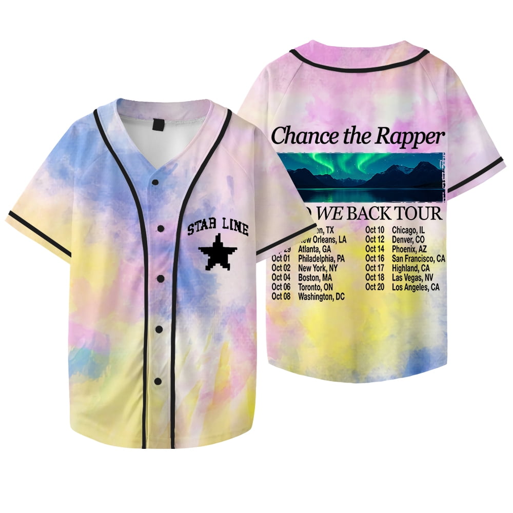 Chance The Rapper And We Back Tour Baseball Jacket Tee Women Men V-neck ...