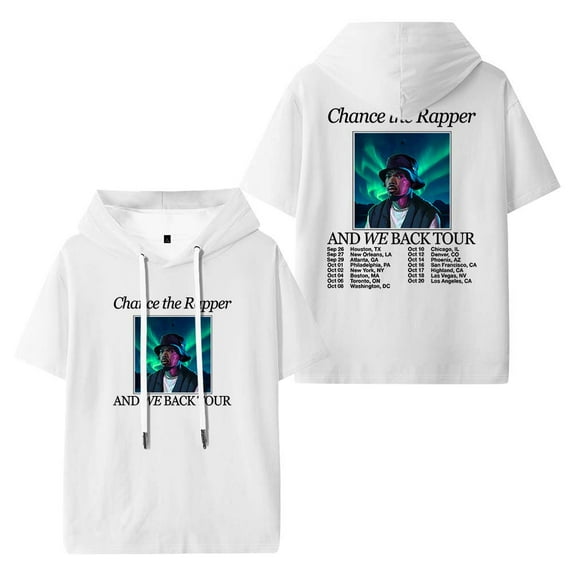 Chance The Rapper And We Back Tour Hooded T-Shirts Women Men Short ...