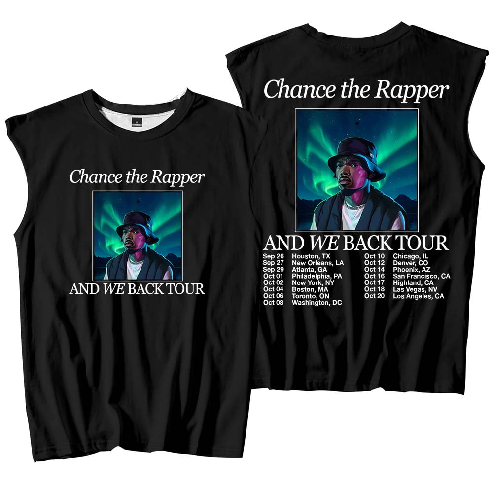 Chance The Rapper And We Back Tour Tank Tops Sleeveless T-Shirt port ...