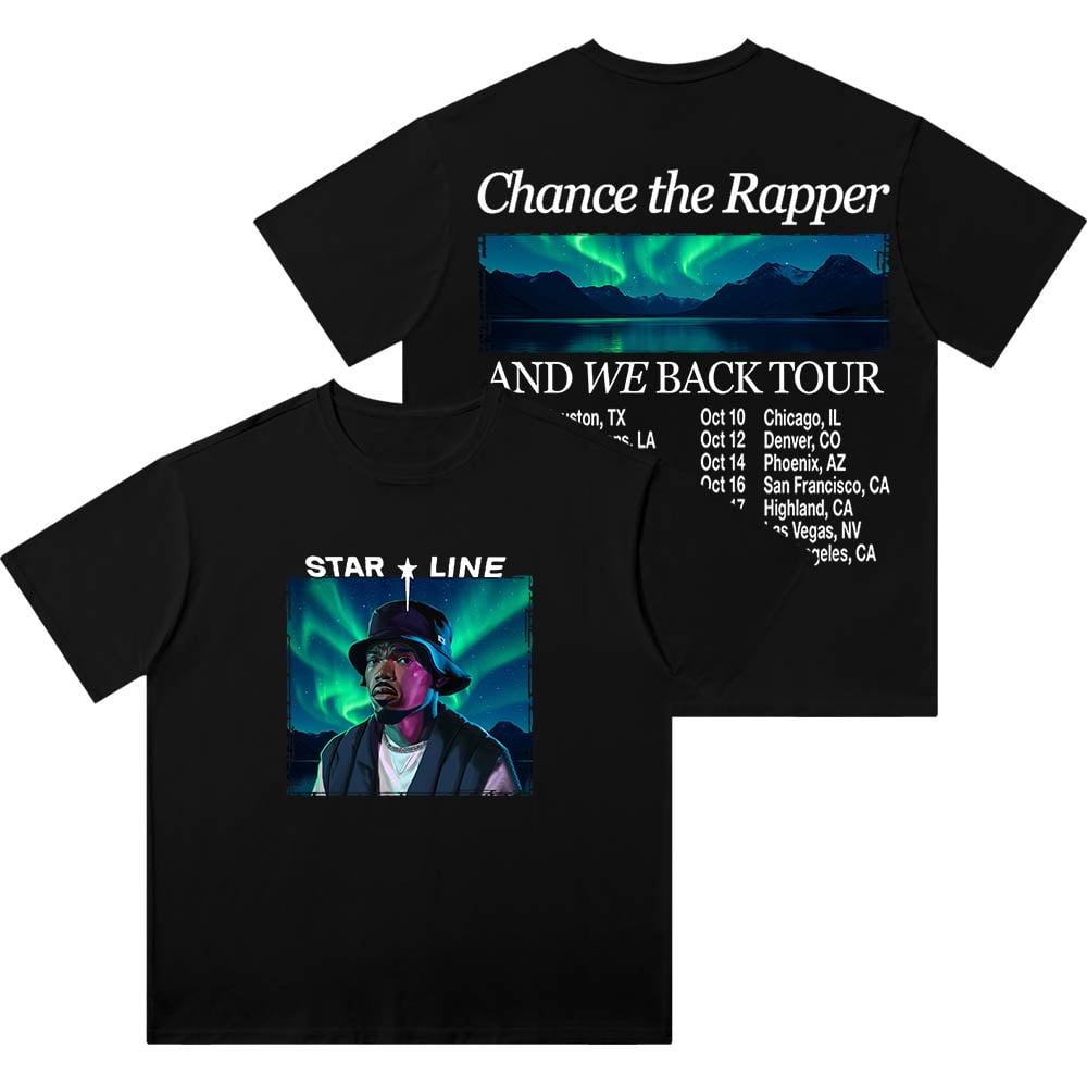 Chance The Rapper And We Back Tour Vintage Wash T-Shirts Women Men ...