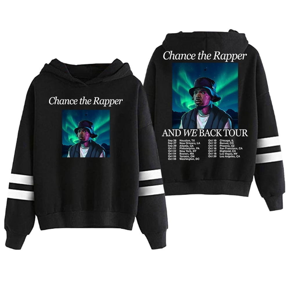 Chance The Rapper Merch And We Back Tour 2025 Hoodie Unisex Pocketless ...