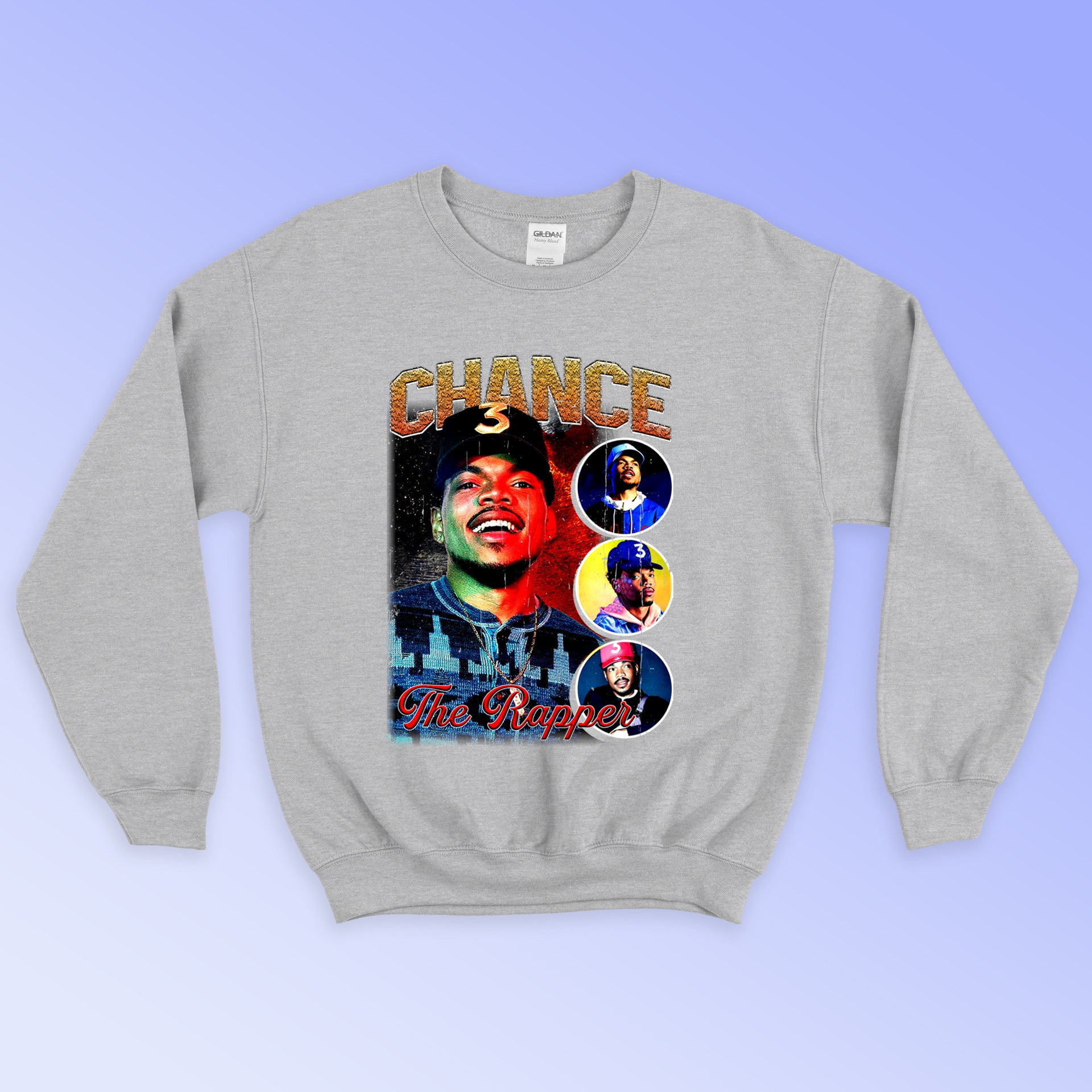 Chance The Rapper Singer Celebrity 90s Retro Vintage Bootleg Style ...