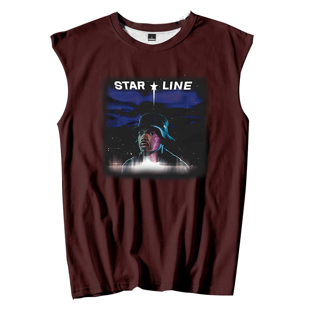 Chance The Rapper Star Line Album Merch Tank Tops Sleeveless T-Shirt ...