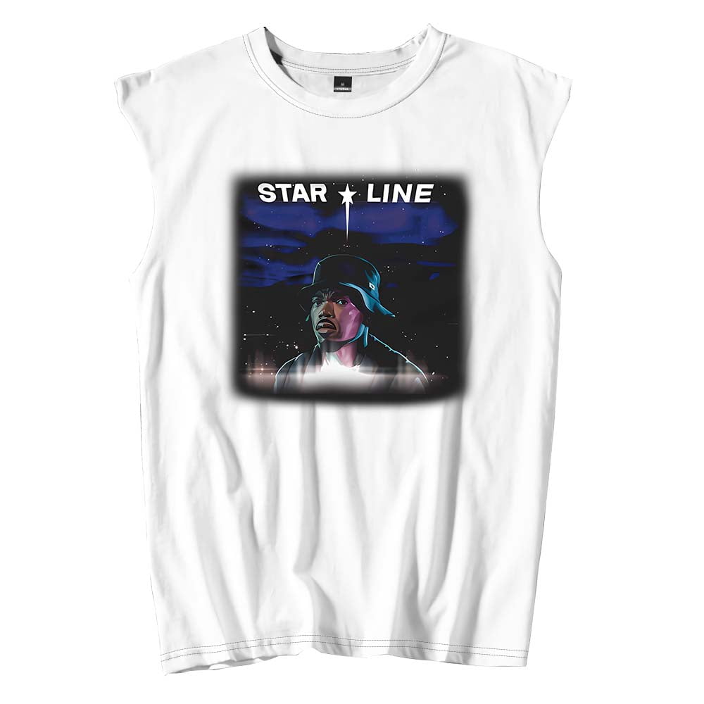 Chance The Rapper Star Line Album Merch Tank Tops Sleeveless T-Shirt ...
