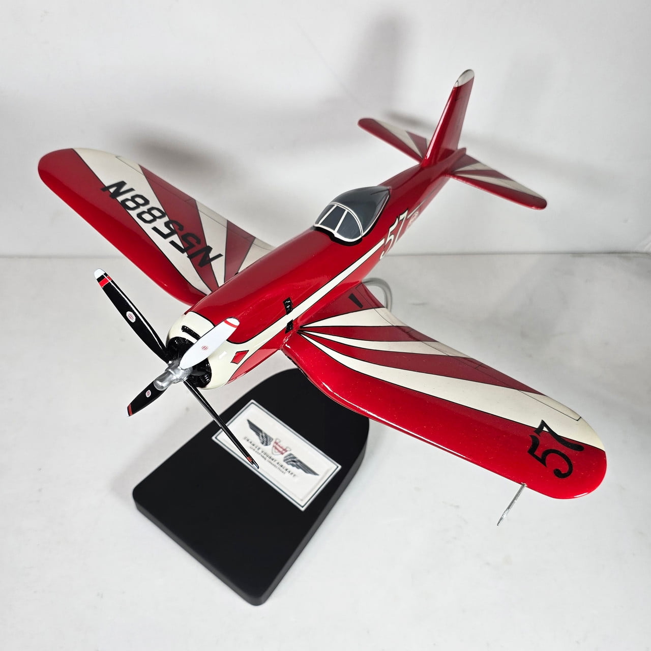 Chance Vought Corsair FG Racer Mahogany Desk Model Made in the USA from ...