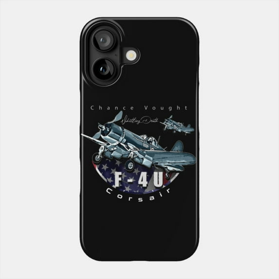 Chance Vought F4-U Vintage American Case for iPhone 11,12,13,14,15,16 ...