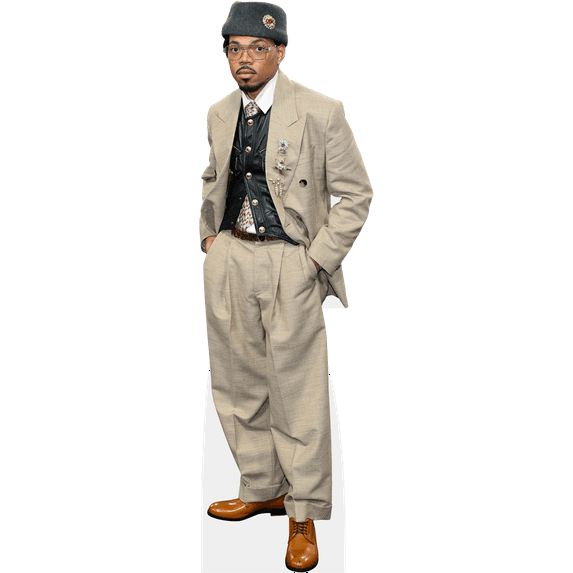 Chance the Rapper (Suit) Life Size Cutout. Standee. - Walmart.com