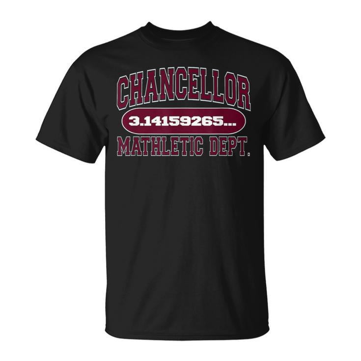 Chancellor High Mathletic Department Pi T-Shirt – New Math Teachers ...
