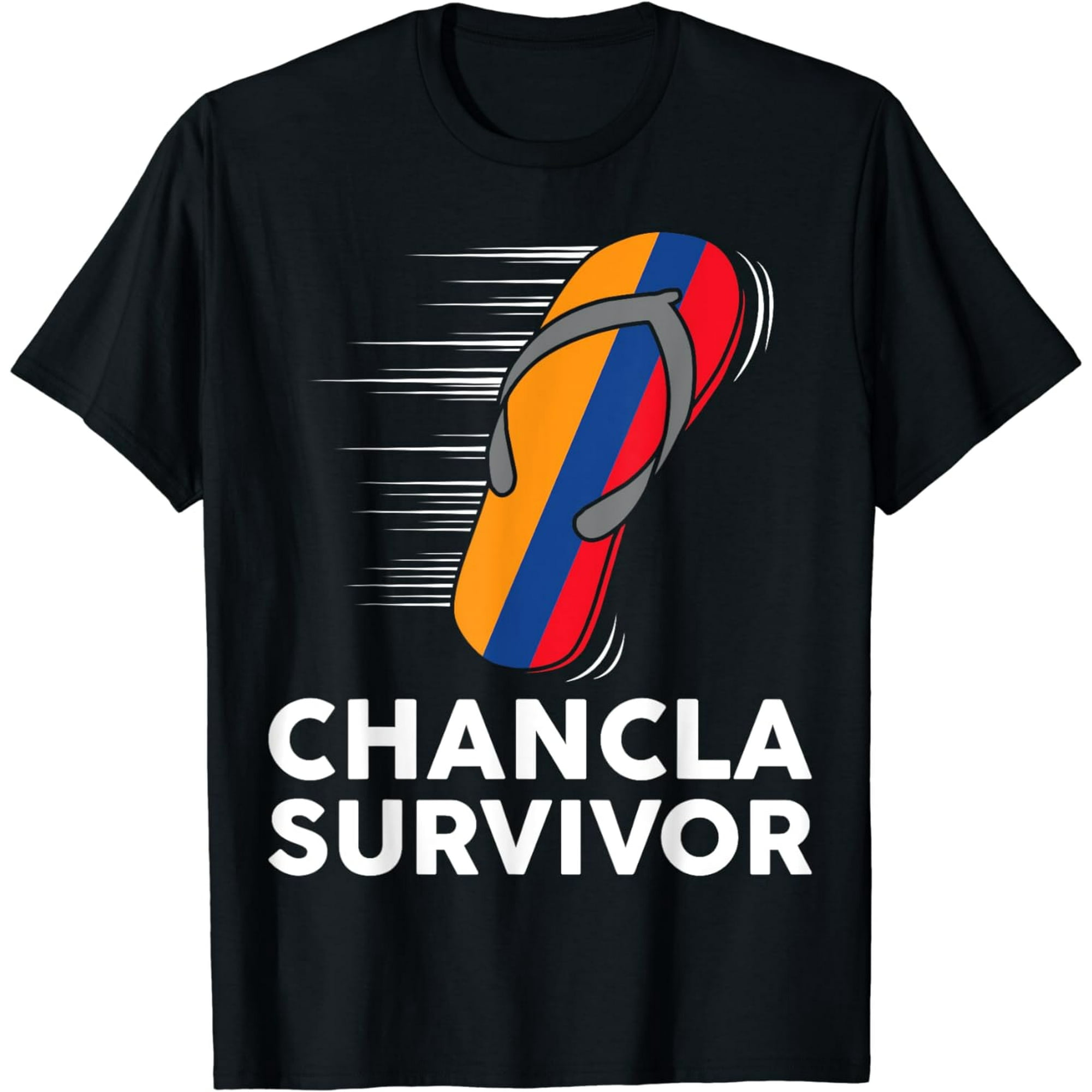 Chancla Survivor Colombia Colombian Flag Hispanic Heritage pure cotton ...