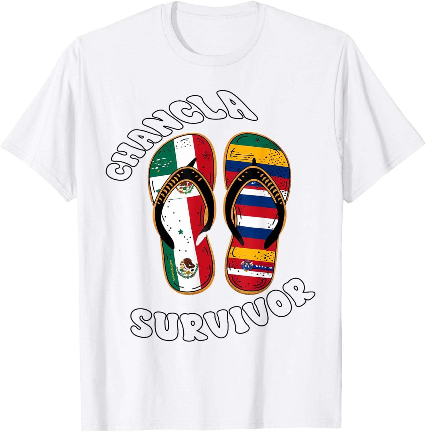 Chancla Survivor Hispanic Heritage T-Shirt - Walmart.com