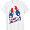 Chancla Survivor Puerto Rican Puerto Rico Flag Funny T-Shirt - Walmart.com