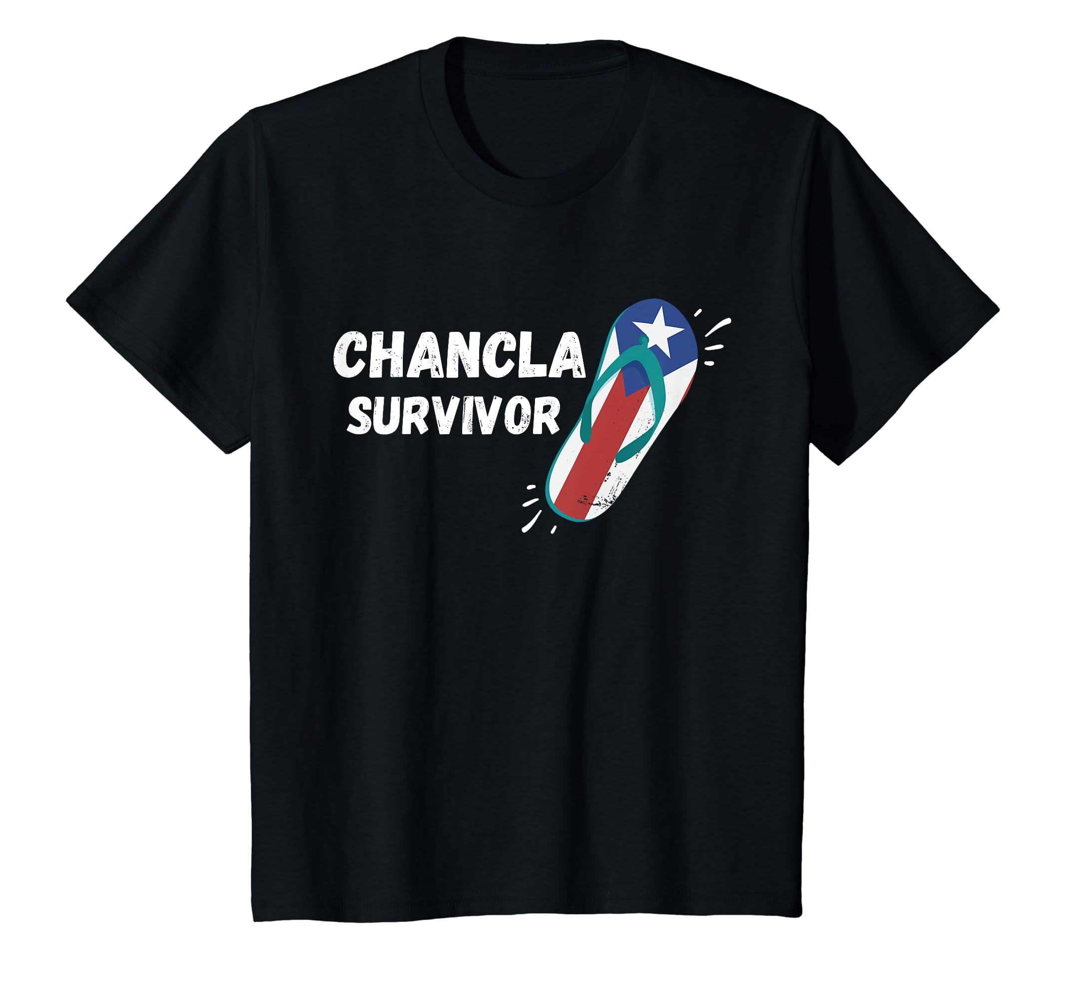 Chancla Survivor hsipanic heritage month, puerto rico flag T-Shirt ...