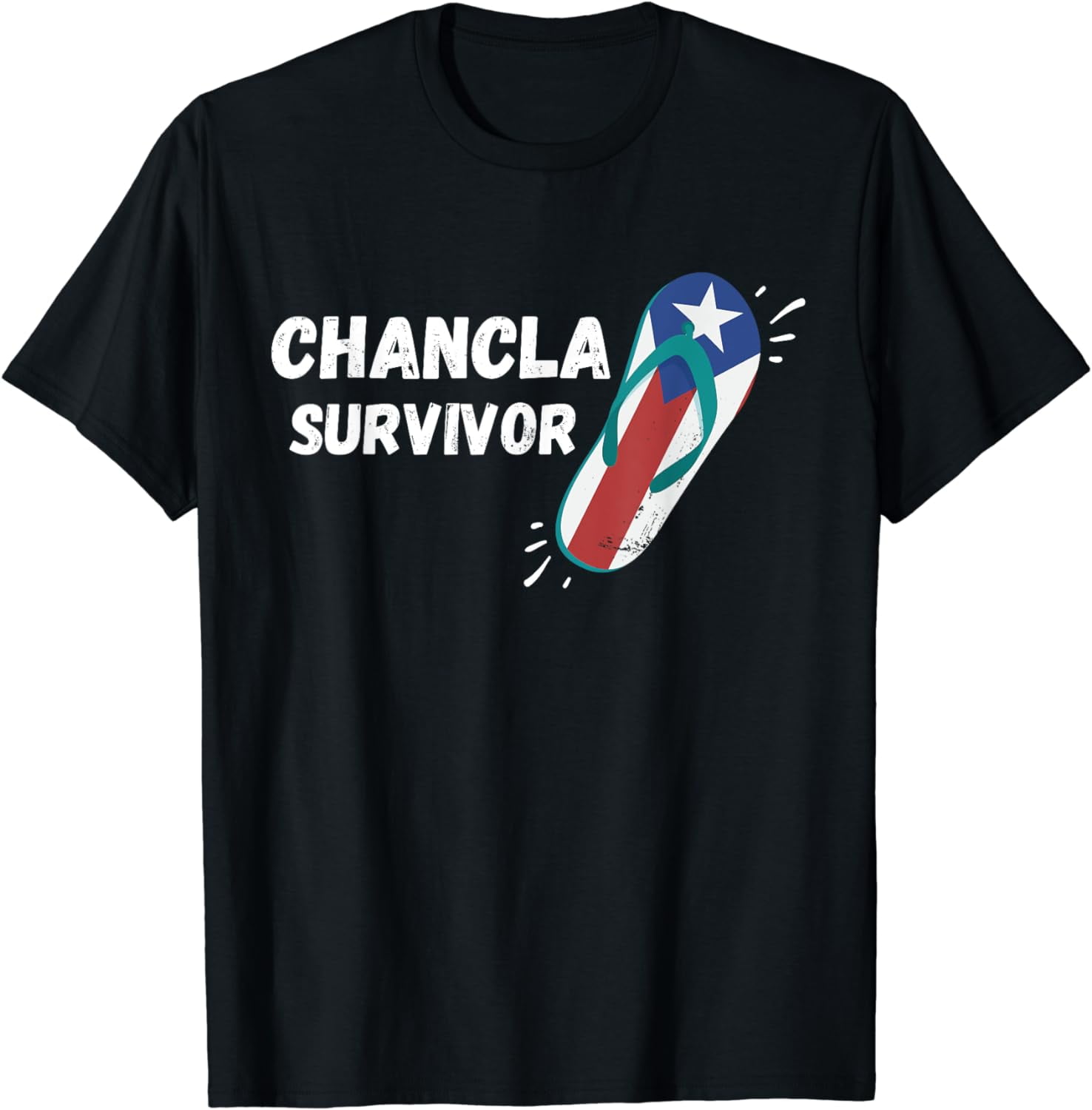 Chancla Survivor hsipanic heritage month, puerto rico flag T-Shirt ...