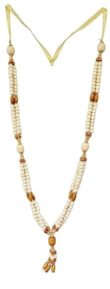 Chandan Scented Wooden Mala for Photo Frames and God Idols, Garland for ...