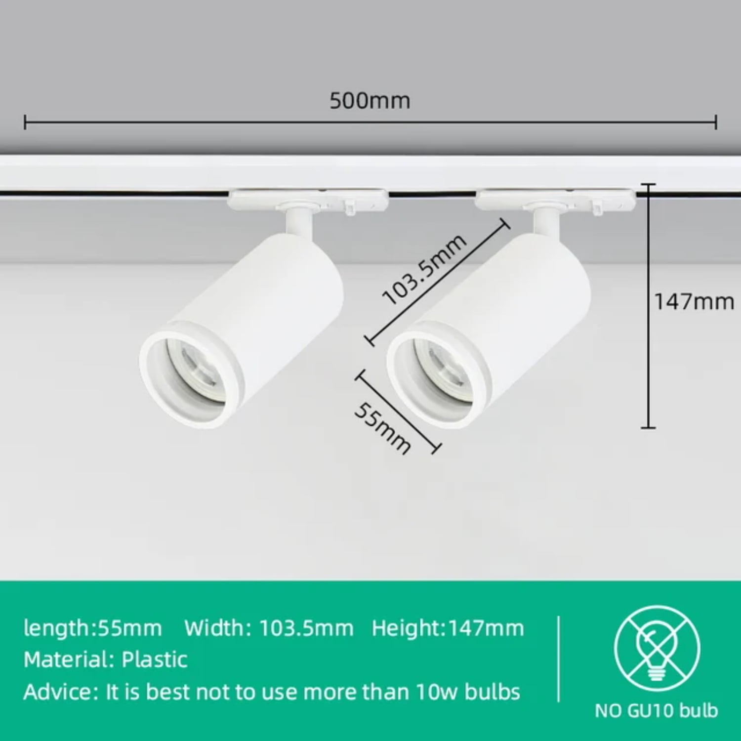 Chandelier 110v 220v Track Spot Light Bedroom Corridor Shop Ceiling ...