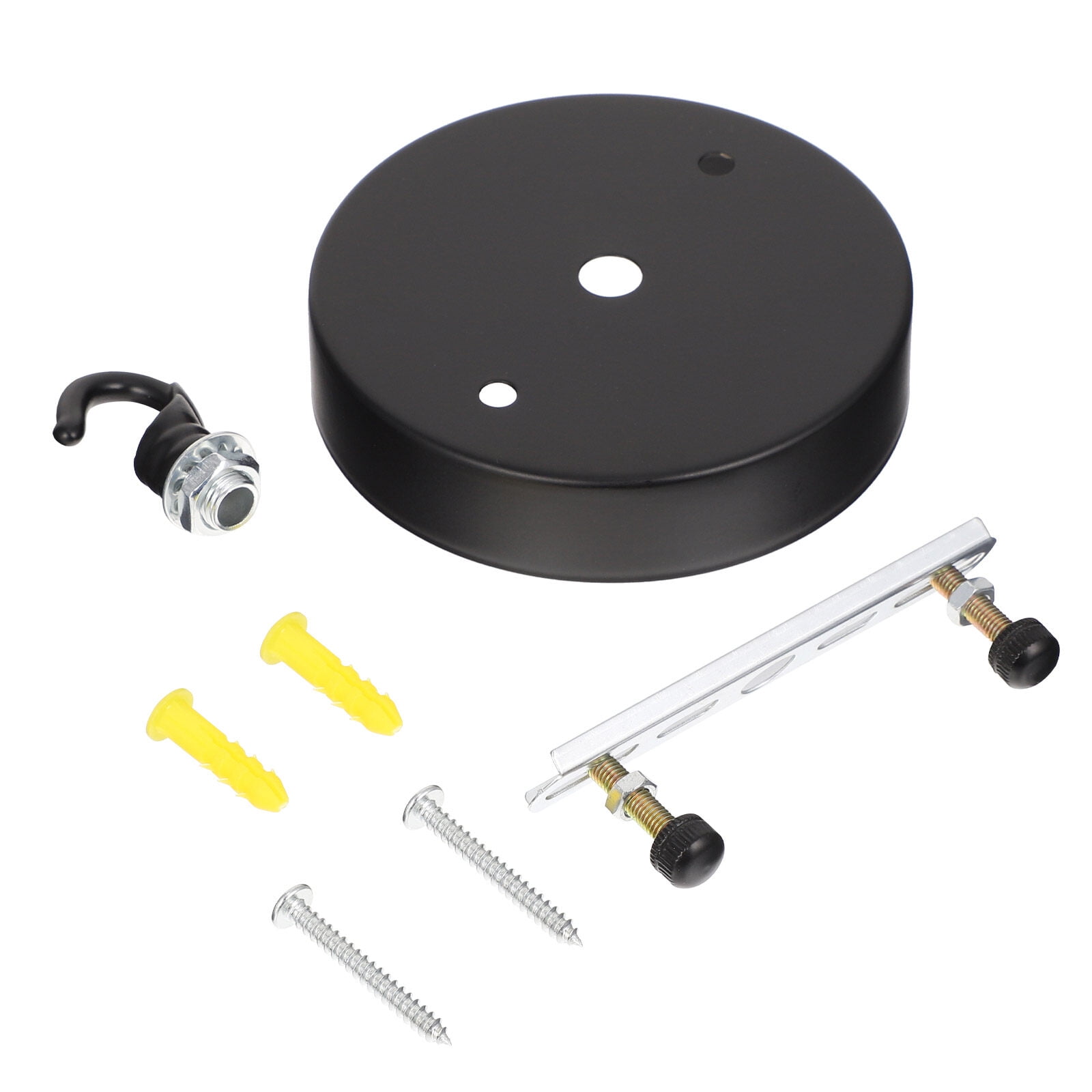 Chandelier Accessories Chandeliers Ceiling Vintage Black Plate Light ...