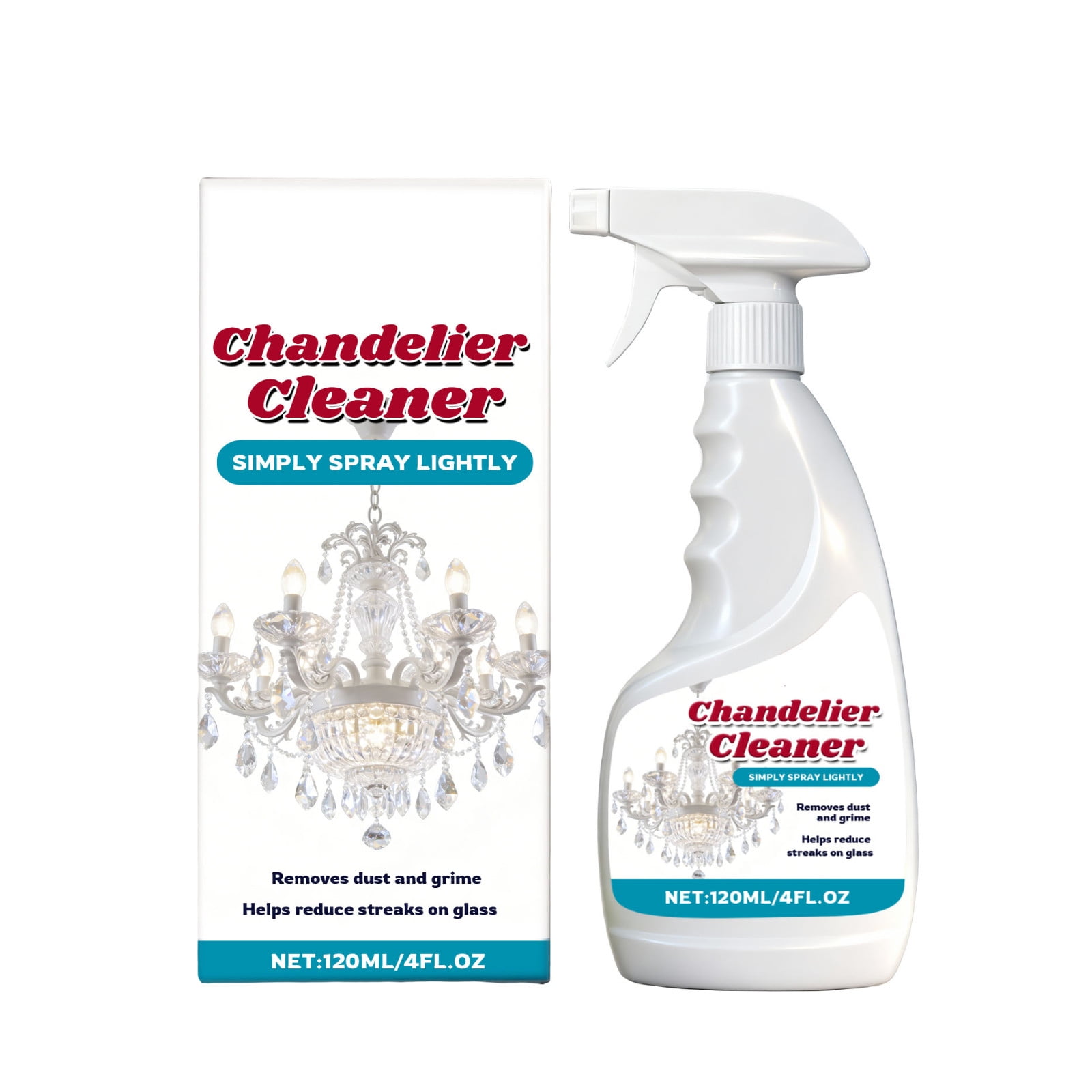 Chandelier & Ceiling Light Cleaner Spray, No-Disassembly Dust & Grease ...
