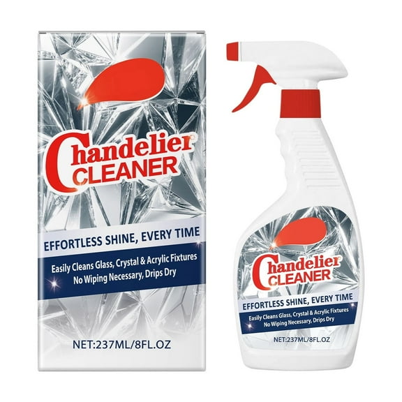 Chandelier Cleaner, No-Wipe, Drip and Dry Formula for Bright, Clean ...