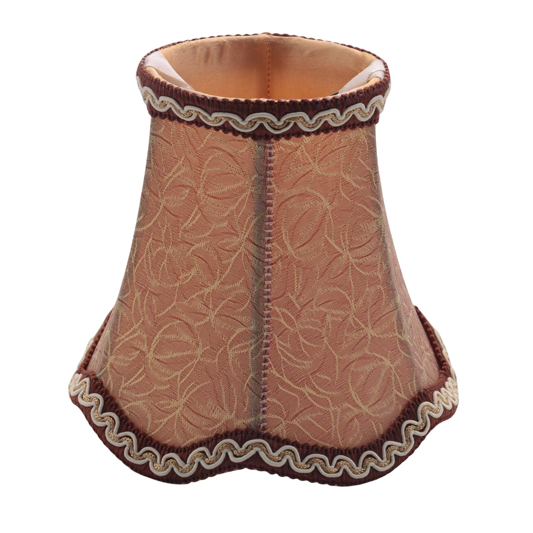 Chandelier Lamp Shades Fabric Cloth Clip on Light Shades Lamp Cover ...