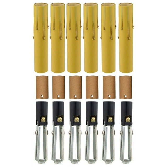 Chandelier Lighting Fixture Socket Kit, Adjustable Height Candelabra E ...