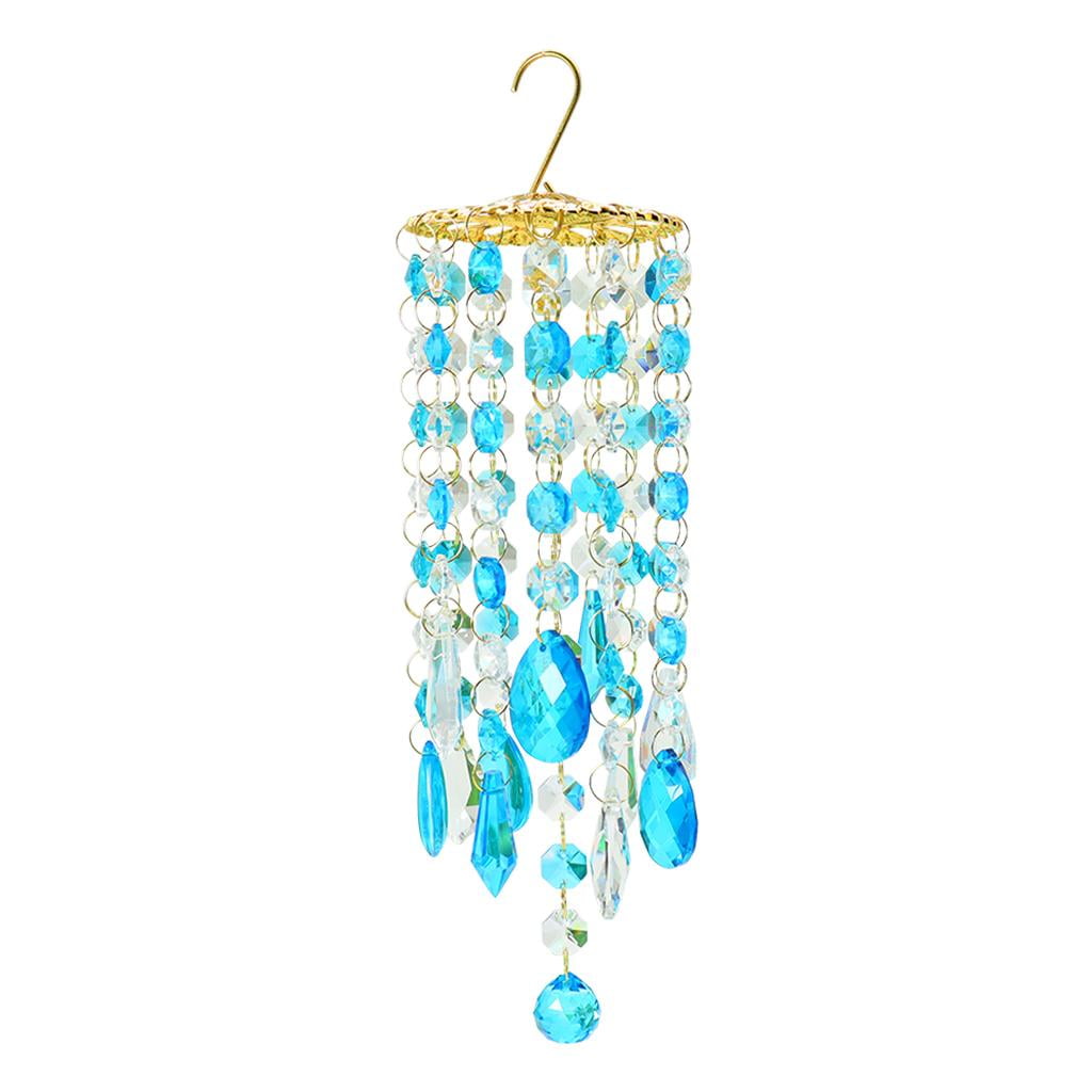Chandelier Wind Chime Coating Crystal Window Curtain Reflecation ...