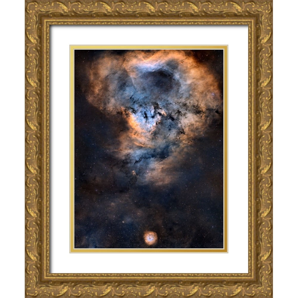 Chander, Vikas 12x14 Gold Ornate Wood Framed with Double Matting Museum ...