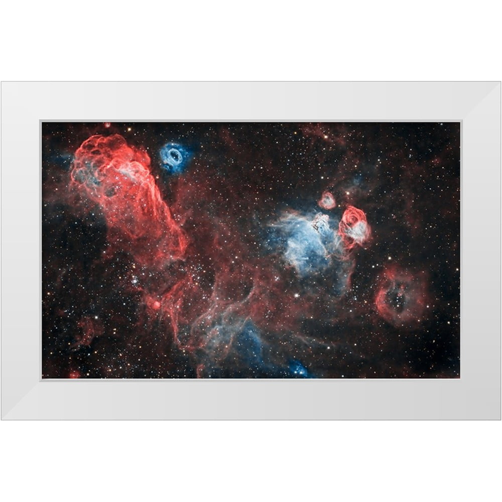 Chander, Vikas 18x13 White Modern Wood Framed Museum Art Print Titled ...