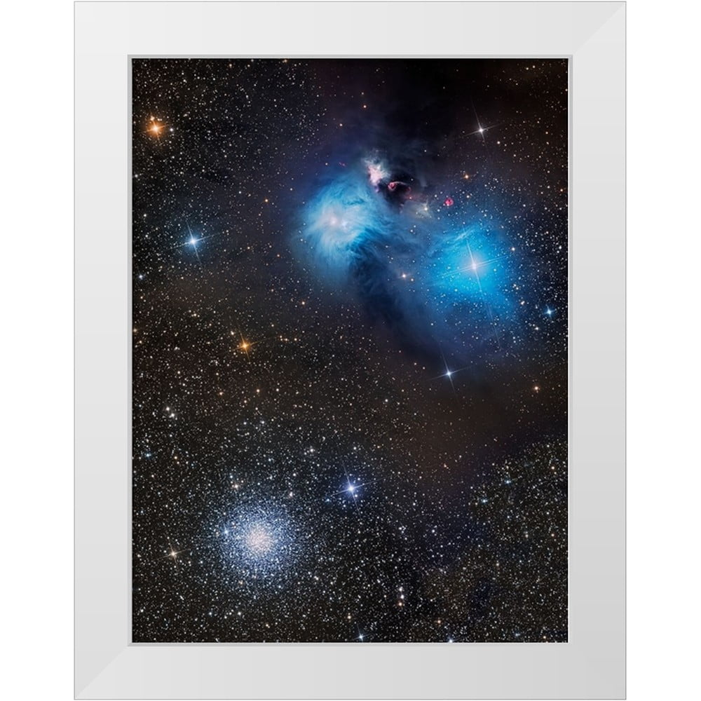 Chander, Vikas 19x24 White Modern Wood Framed Museum Art Print Titled ...