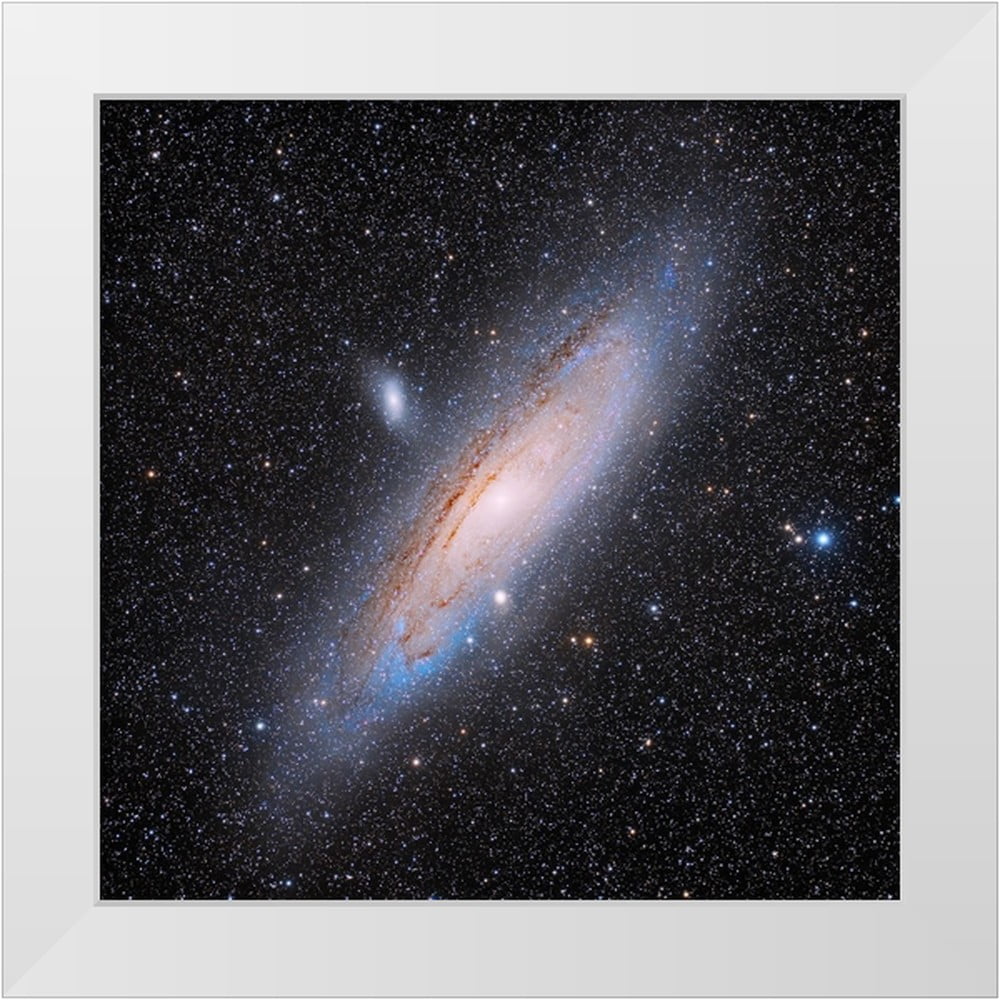 Chander, Vikas 20x20 White Modern Wood Framed Museum Art Print Titled ...