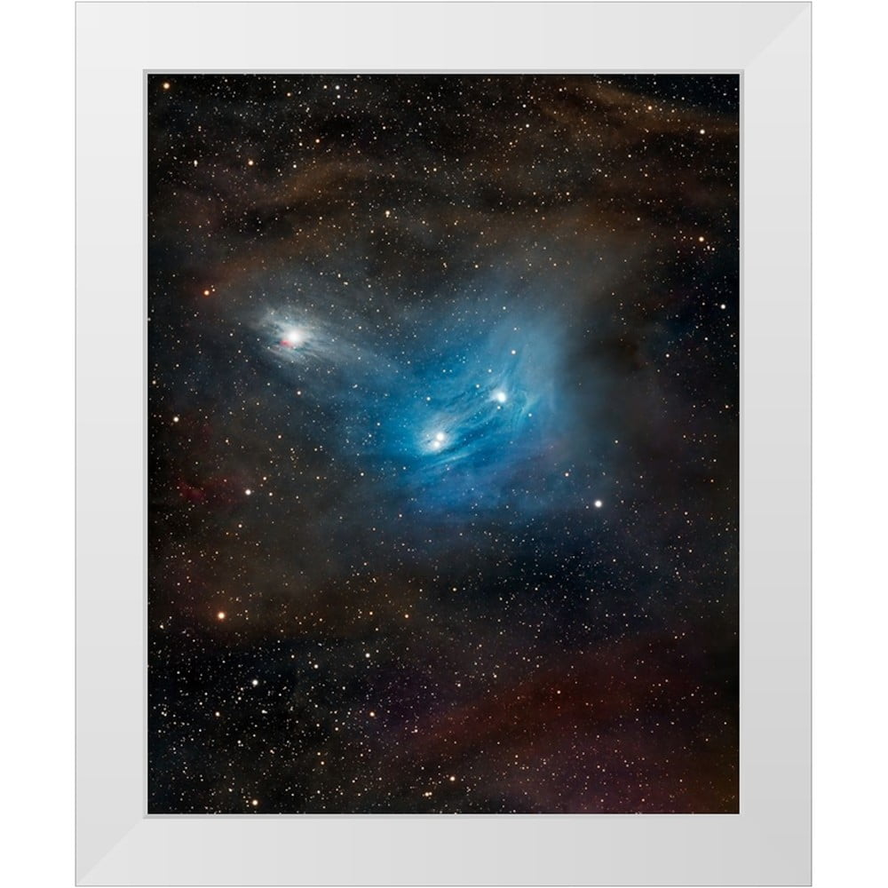 Chander, Vikas 26x32 White Modern Wood Framed Museum Art Print Titled ...