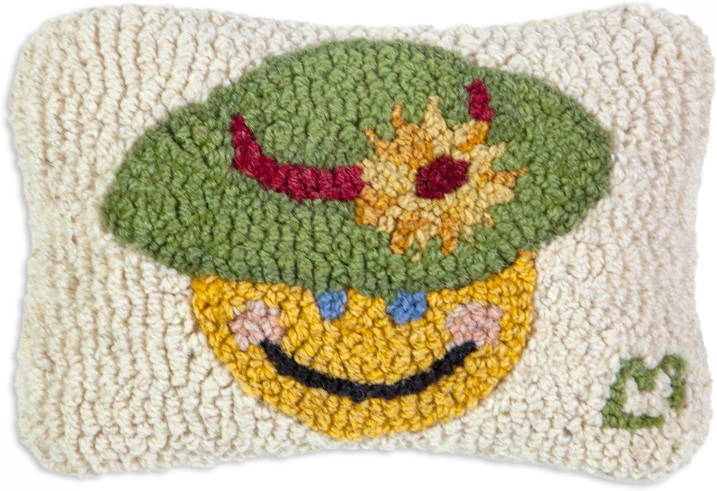 Chandler 4 Corners Artist-Designed "Mrs. Honey's Happy Hat" Hand-Hooked ...