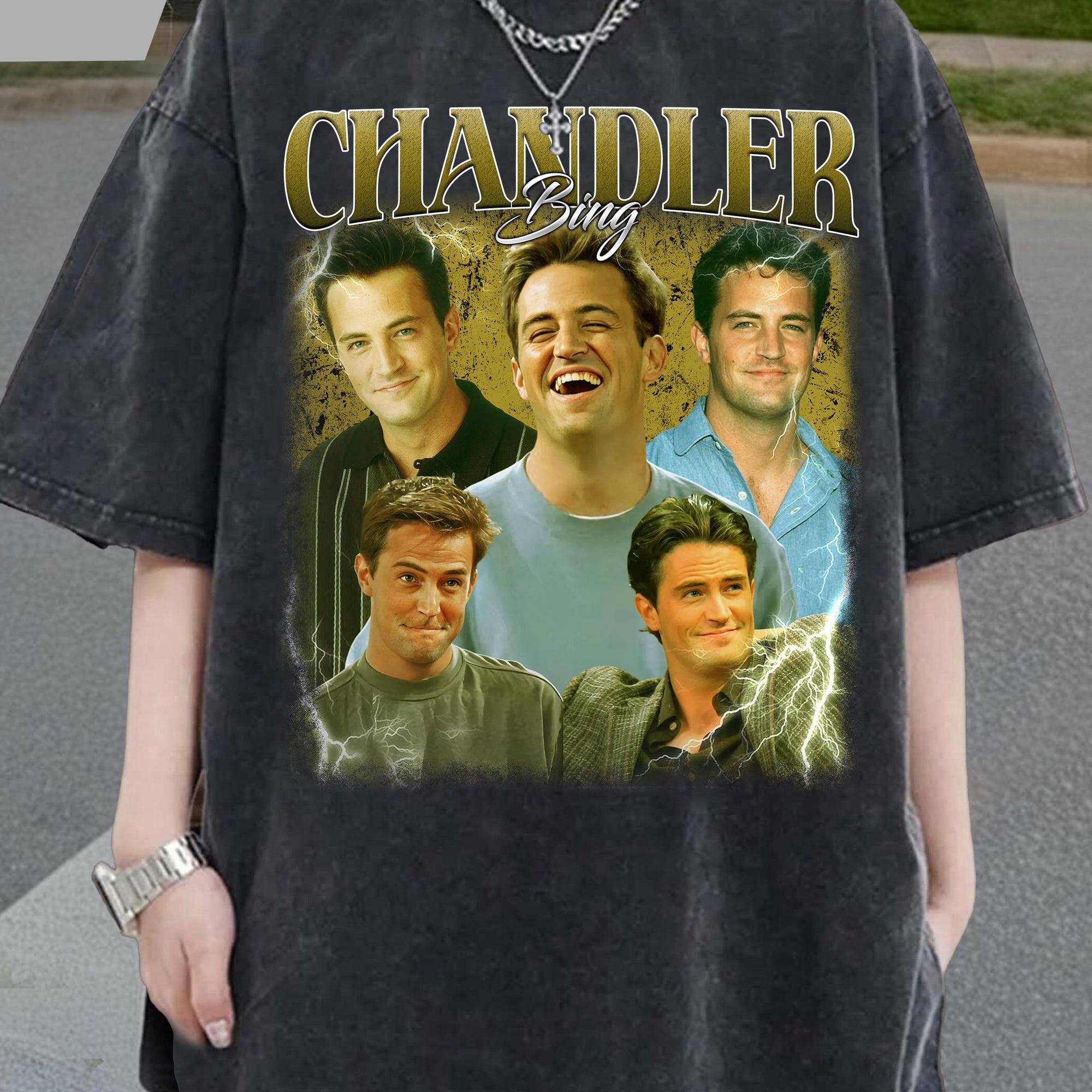 Chandler Bing 'Friends' Sitcom Graphic Tee - Unisex Comfort Colors ...