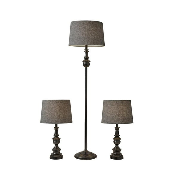Side Table Lamp Combo