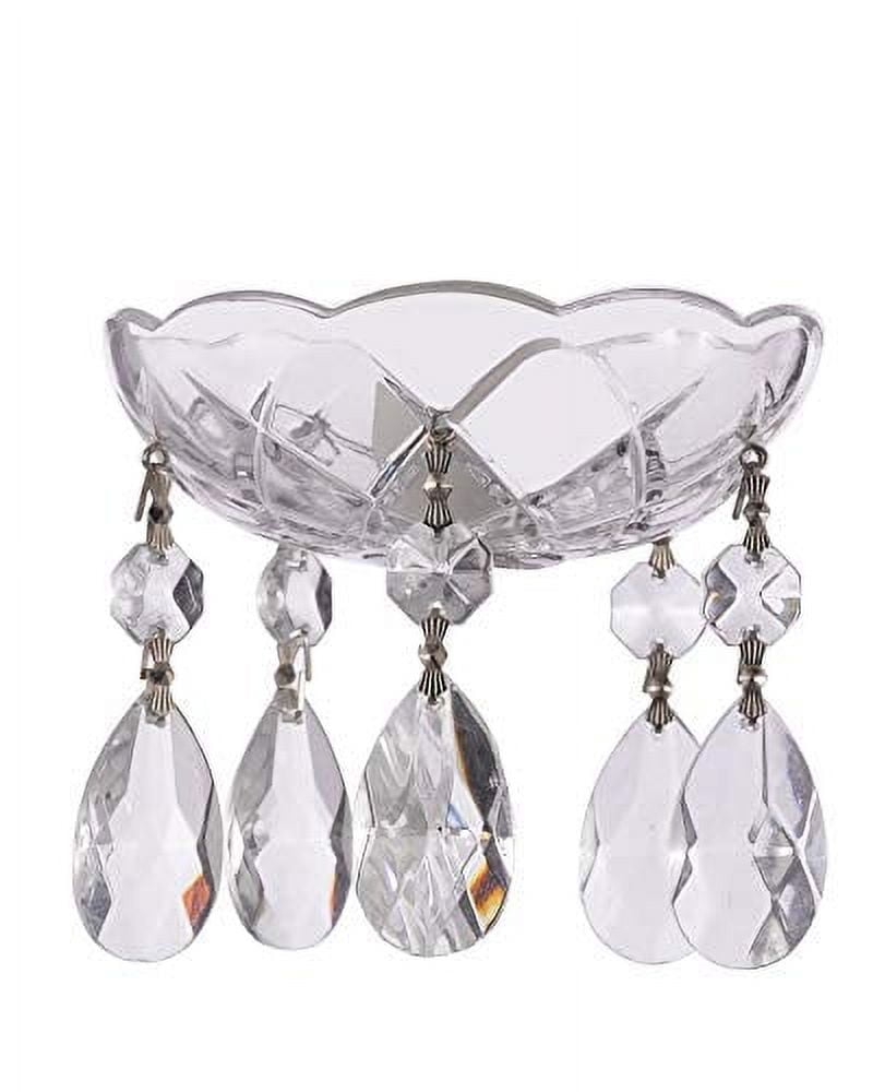 Chandlier Bobeche, 30% Lead Crystal Bobeche Candle Drip Protector for ...